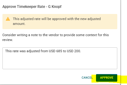 How to Change a Timekeeper’s Rate – Brightflag